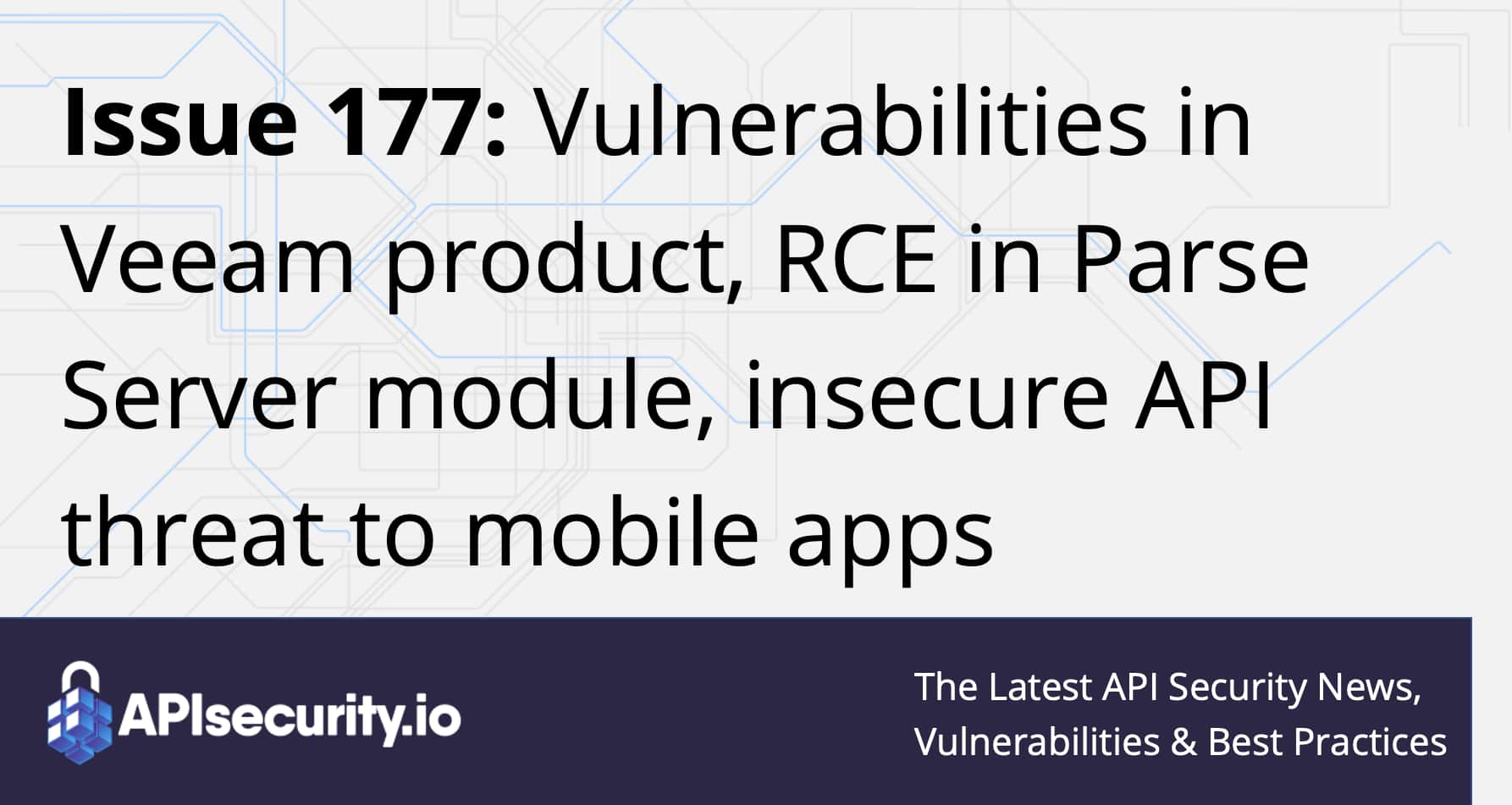 Issue 177 Vulnerabilities In Veeam Product RCE In Parse Server Module 